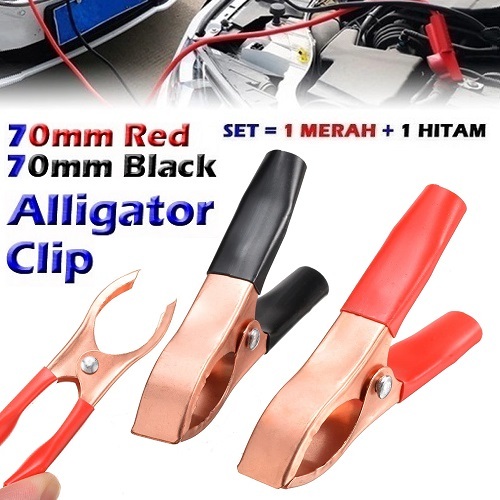 Jual Jepitan Aki 30 Amper / Jepit Capitan Aki Alligator 30A 70mm Capit ...