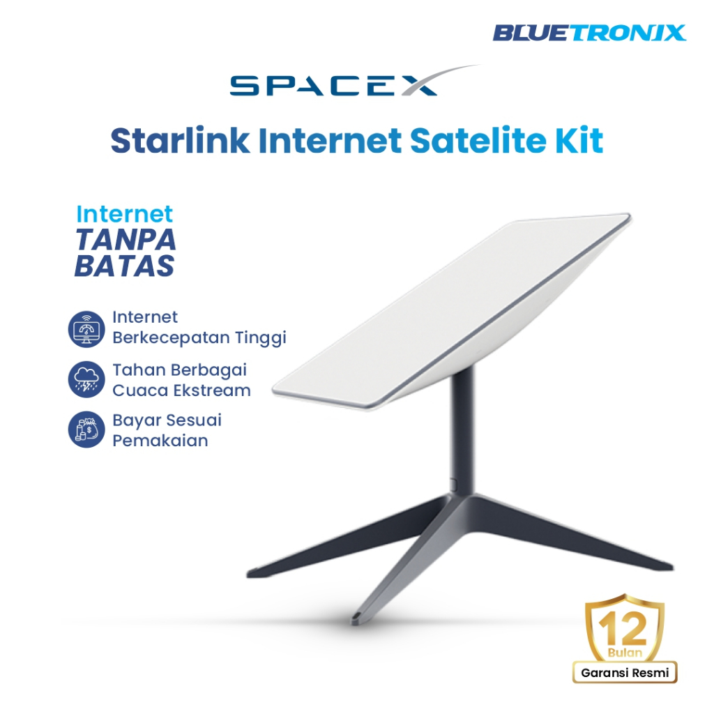 Jual Starlink Internet Satelit Standard Kit Dual Wifi System Original ...