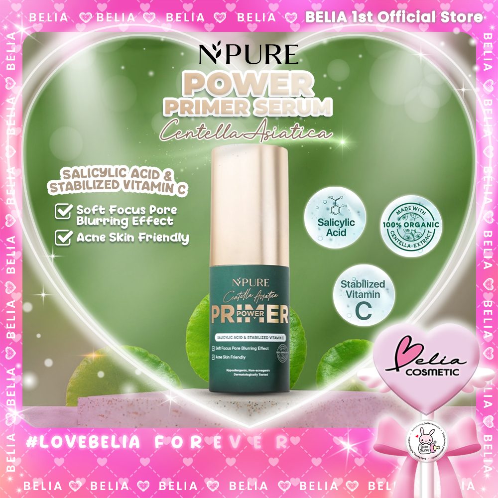 Jual BELIA NPURE Centella Asiatica Power Primer | Serum for Acne Skin ...