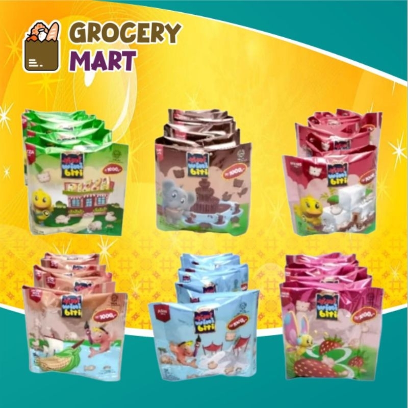 Jual (RENCENG) Tini Wini Biti Crackers All Varian 18gr Isi 10pcs ...