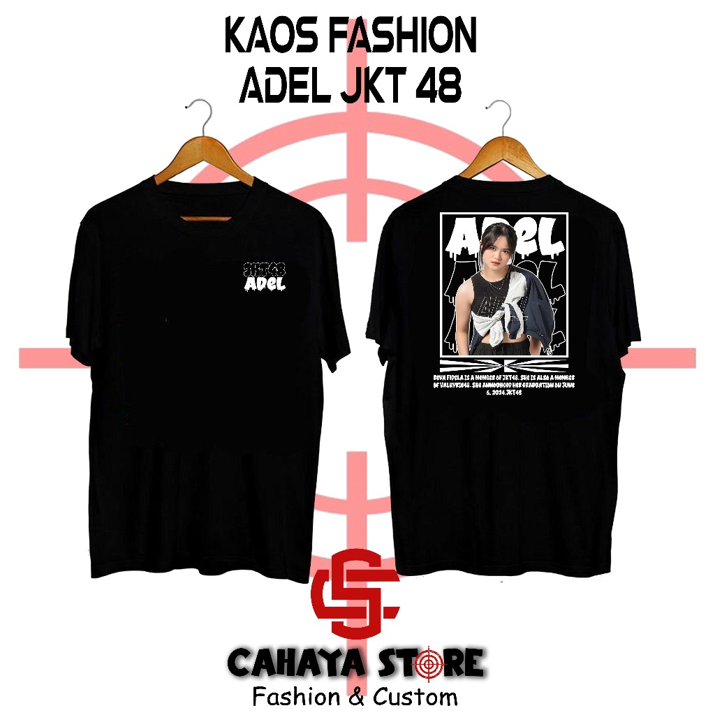 Jual TSHIRT FASHION - KAOS ADEL JKT 48 - ADEL JKT48 - Kaos ADEL JKT48 ...