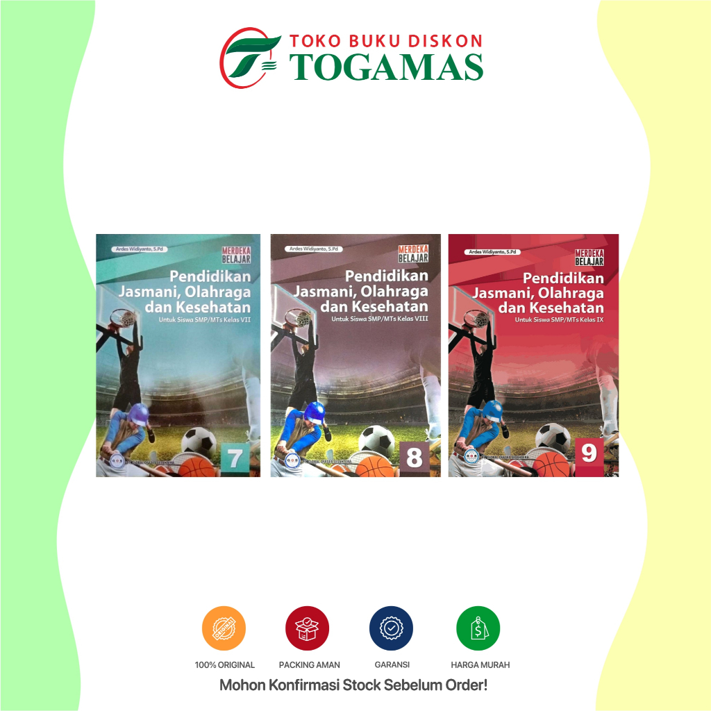 Jual Buku Pelajaran Diknas Pendidikan Jasmani Olahraga dan Kesehatan ...
