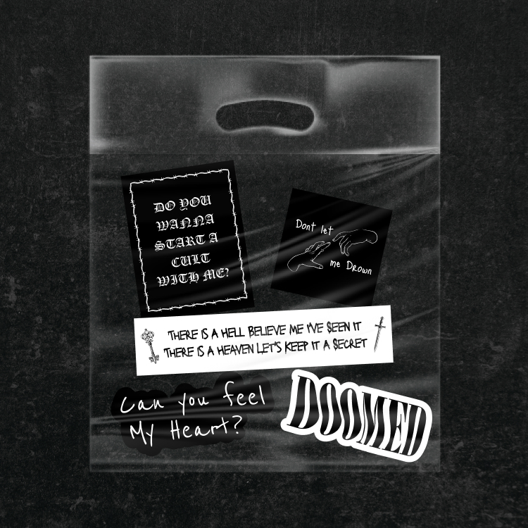 Jual Sticker BMTH Quotes Lyrics Vinyl Waterproof Bring Me The Horizon ...