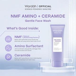 Jual Wardah Renew You NMF Amino + Ceramide Rejuvenating Gel To Foam Cleanser 100 mL (Sabun Cuci ...