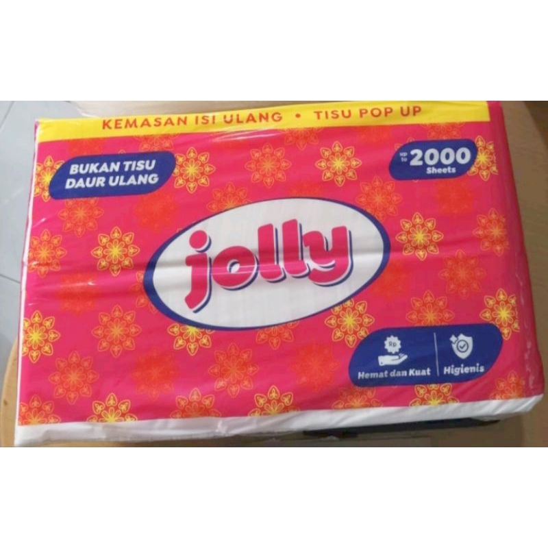 Jual Jolly 1kg potong/pop up kemasan isi ulang/Refill tissue kiloan ...