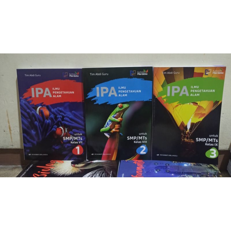 Jual IPA Ilmu Pengetahuan Alam untuk SMP/MTs Kelas 7,8,9 Kurikulum Merdeka by Erlangga | Shopee ...