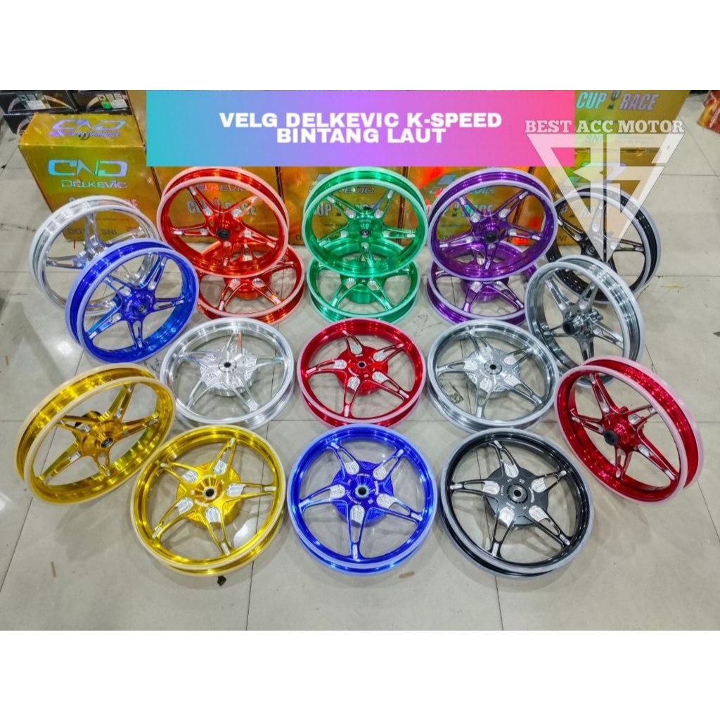 Jual VELG DELKEVIC KSPEED BEAT MIO SPORTY aerox Vario 110 vario 125-150 ...