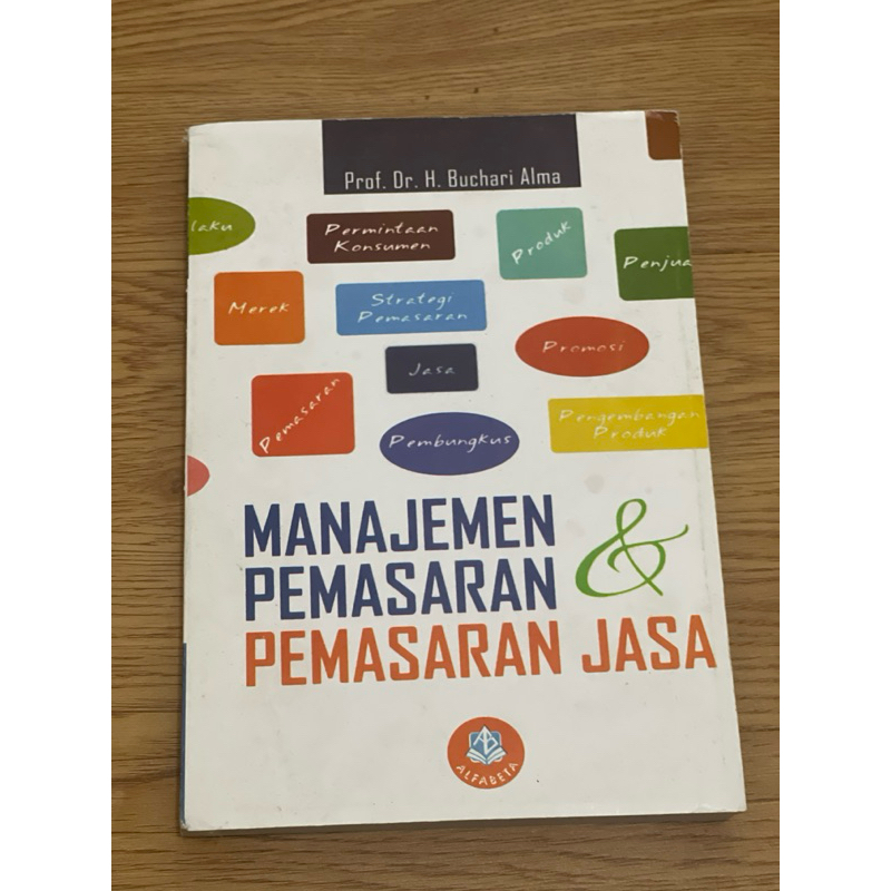 Jual Buku Manajemen pemasaran dan pemasaran jasa by Prof Dr Buchari Alma | Shopee Indonesia