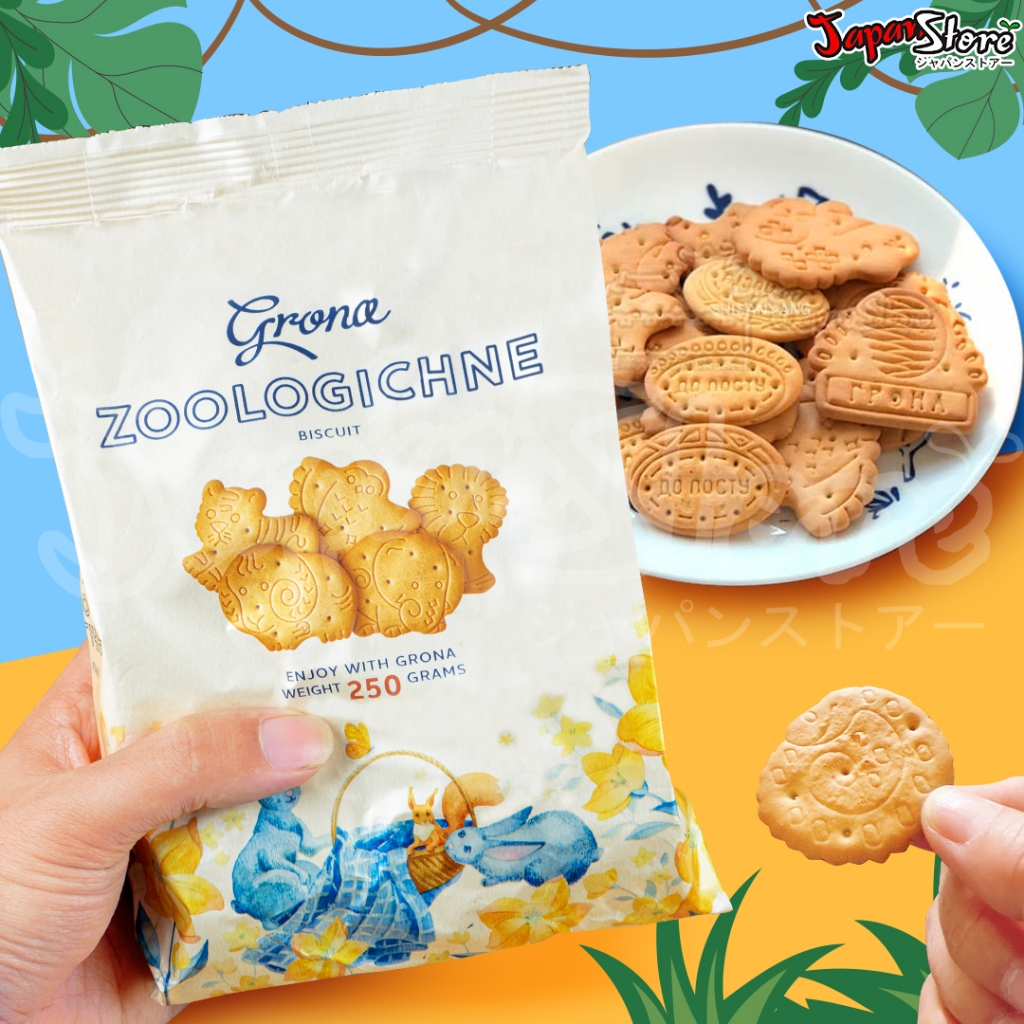 Jual Grona Zoologichne : Animal Milky Biscuit 250 Gram | Shopee Indonesia