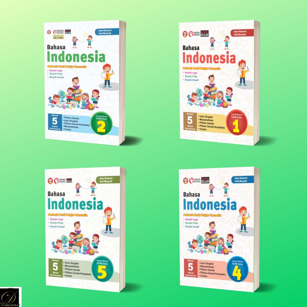 Jual Buku Bahasa Indonesia SD/MI Kelas 1/2/4/5 Kurikulum Merdeka | Shopee Indonesia