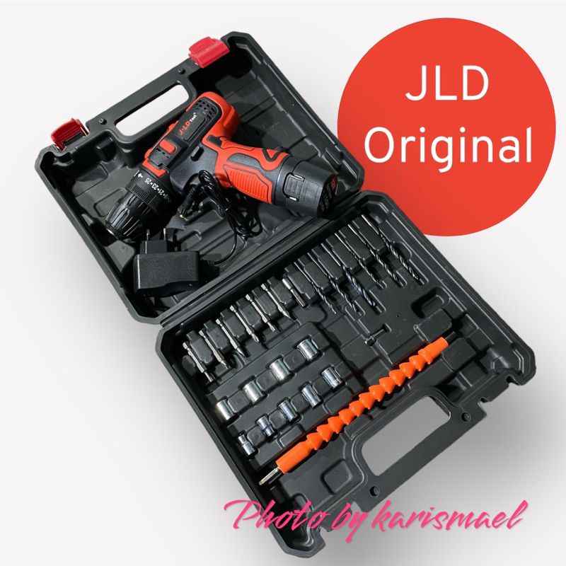 Jual Bor Baterai Cas Impack Drill JLD 12 Volt 10mm | Shopee Indonesia