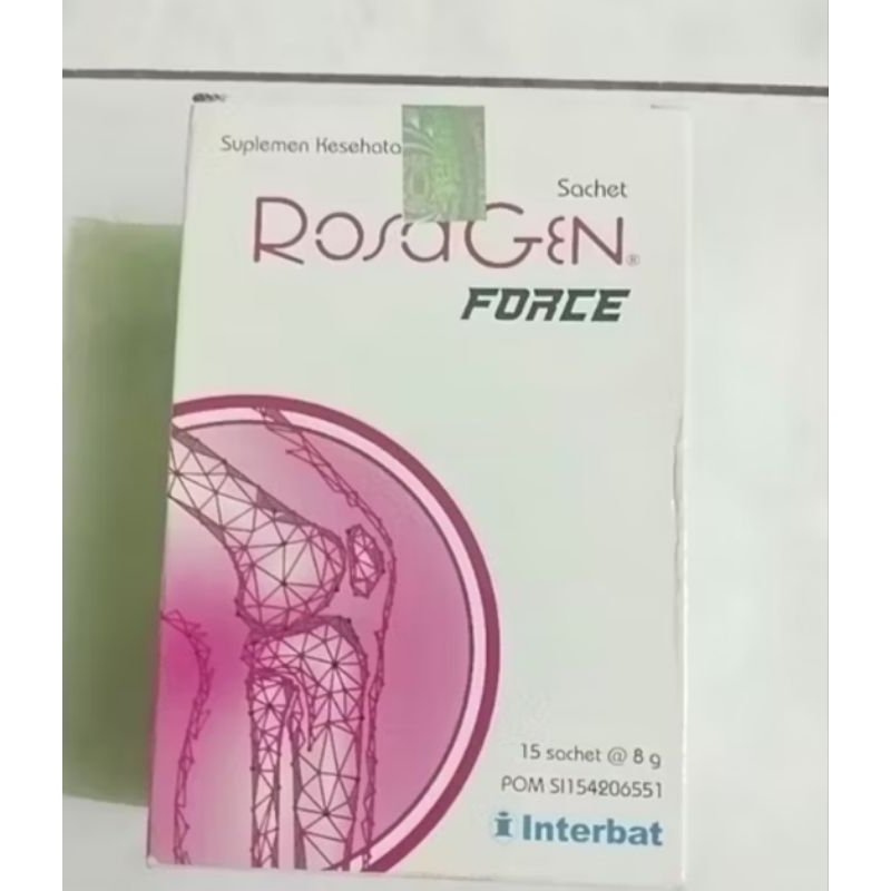 Jual ROSAGEN FORCE 15 SACHET ORIGINAL ROSAGEN FORCE OBAT PERSENDIAN ...