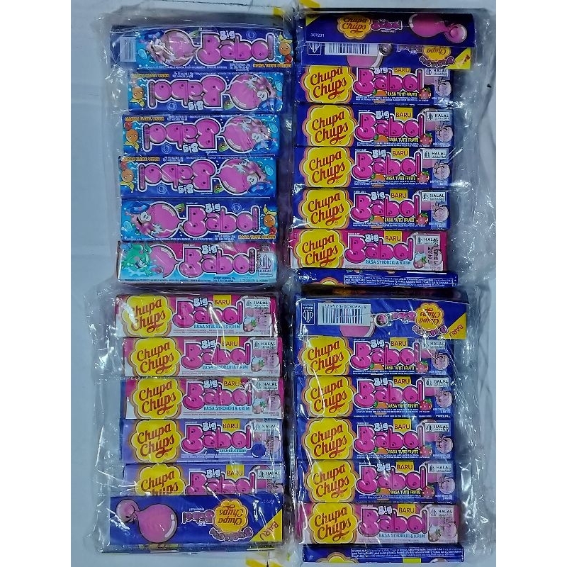 Jual Permen Karet Big Babol Stick Renceng Mix Varian ( Isi 12 Pcs ...