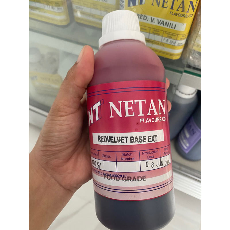 Jual Netan Red Velvet Base Ext sudah aroma+warna (terbaru) | Shopee Indonesia