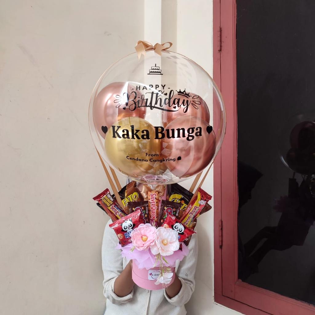 Jual Balon bucket balon buket balon snack bloom box bouquet balon ... Jual Balon bucket balon buket balon snack bloom box bouquet balon ...
