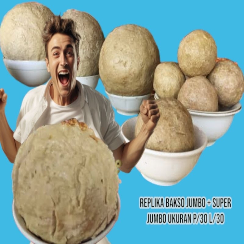 Jual Replika/bakso mentah ( baso palsu ukuran besar dan super besar ...