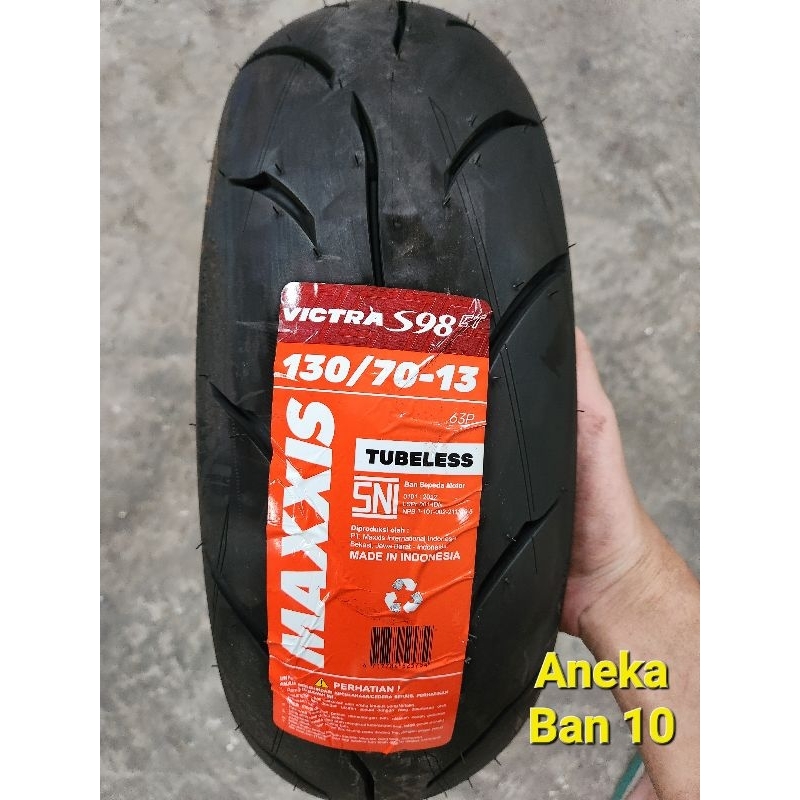 Jual Ban Maxxis 130/70-13 New Victra S98CT Tubeless | Shopee Indonesia