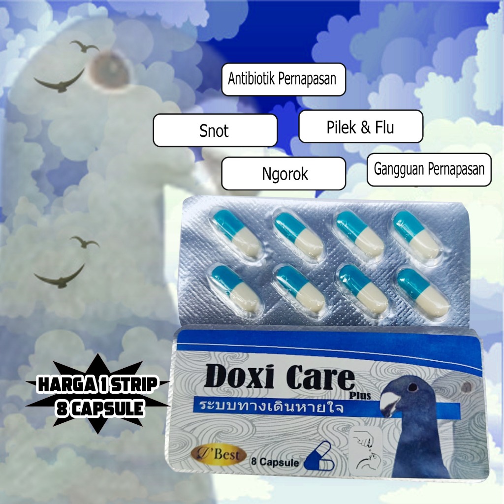 Jual OBAT PERNAPASAN BURUNG DOXI CARE BEST MERPATI MURAI PARROT NGOROK ...