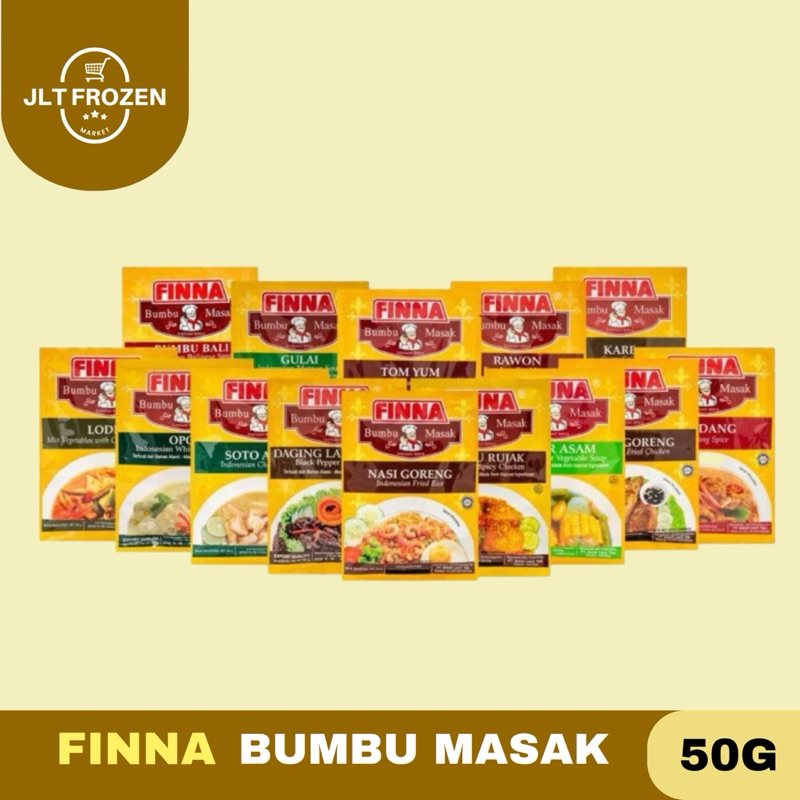 Jual Finna Bumbu Masak Instan / Bumbu Rawon / Opor / Rendang / Bumbu ...