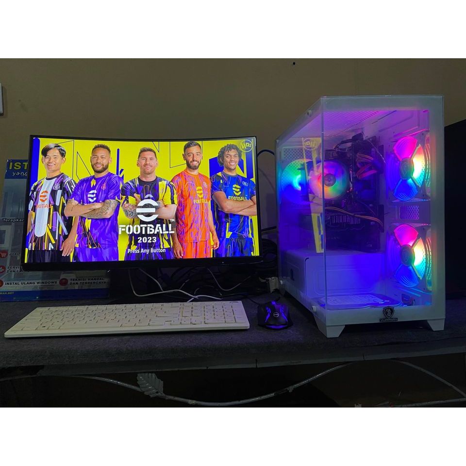 Jual CPU GAMING FULLSET INTEL i3 8100 RAM 16GB DDR4 SSD HDD VGA GTX ...