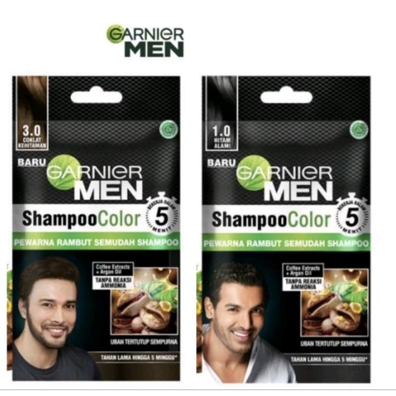 Jual Garnier Men Shampoo Color Sachet | Shopee Indonesia