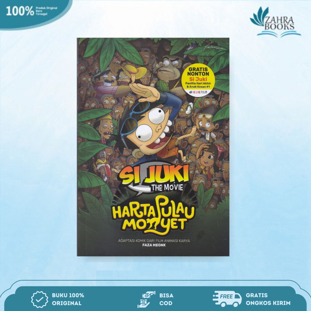Jual Komik Si Juki The Movie: Harta Pulau Monyet By Faza Meonk - Mega ...
