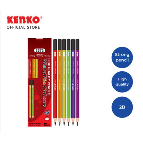 Jual ( 12 Pcs ) KENKO - PENSIL 2B 6373 | Shopee Indonesia