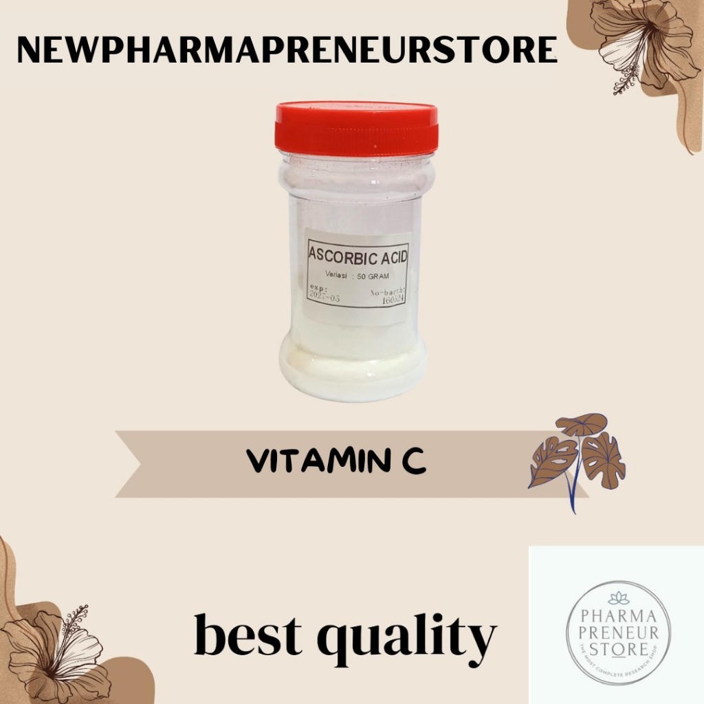 Jual ASAM ASKORBAT / VITAMIN C 50 GRAM BEST QUALITY | Shopee Indonesia