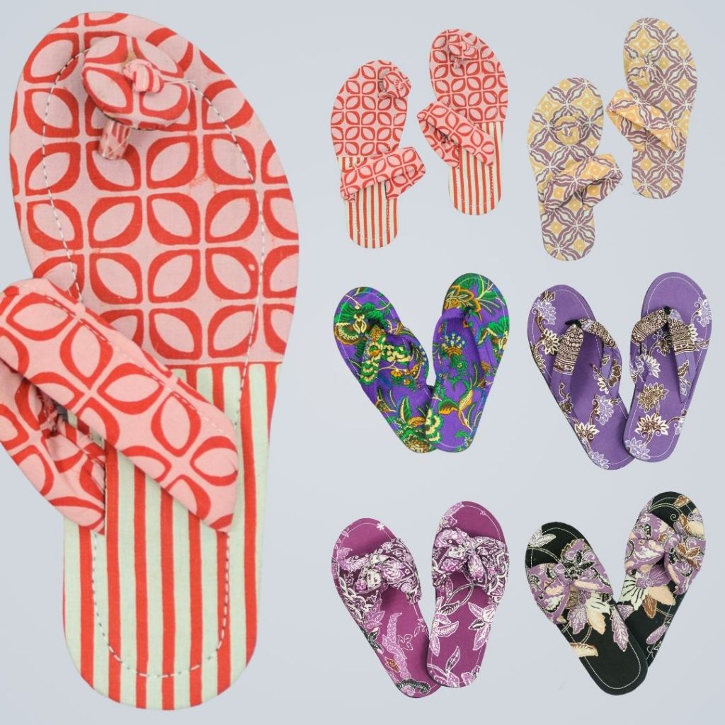 Jual Sandal Jepit Batik Handmade Alas Kaki Souvenir Pernikahan | EB ...