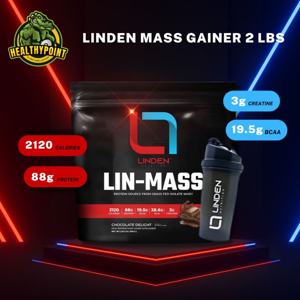 Jual Linden Nutrition LinMass Gainer 2 Lbs 100% Isolate | Shopee Indonesia