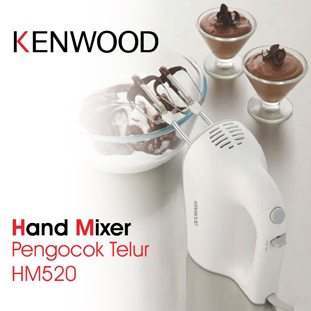 Jual KENWOOD - HAND MIXER/ MIXER TANGAN - HM520 WHITE - GRNSI RESMI 1 ...