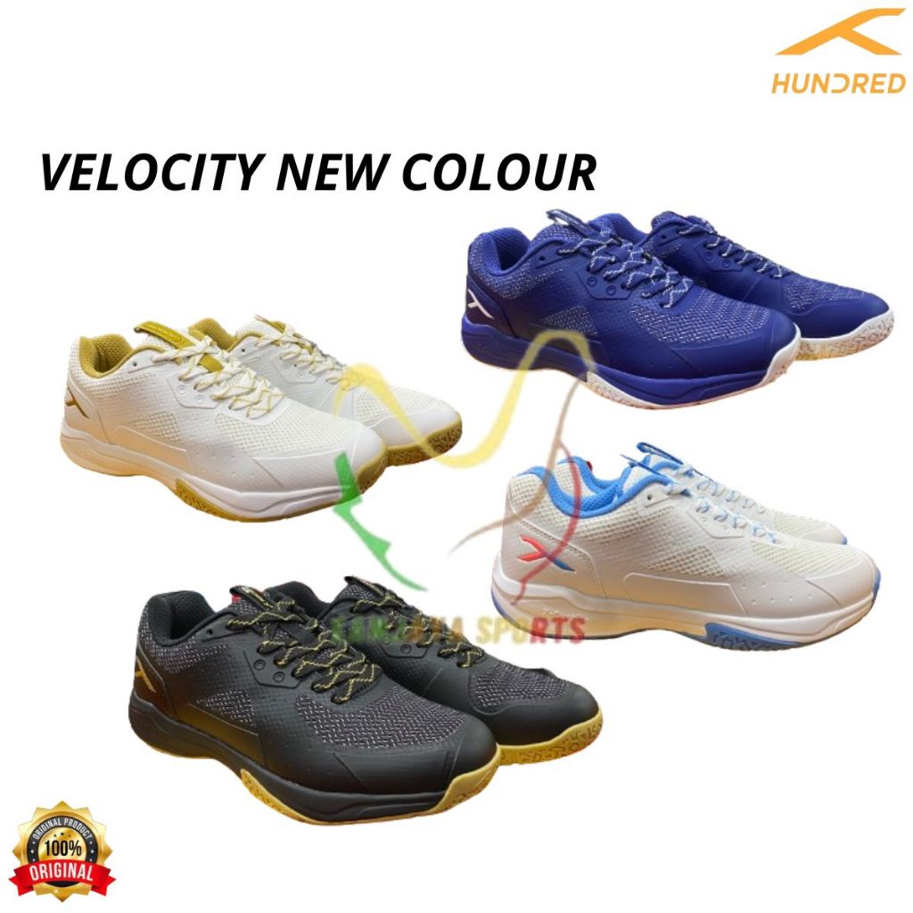 Jual SEPATU HUNDRED BADMINTON BULUTANGKIS HUNDRED VELOCITY ORIGINAL ...