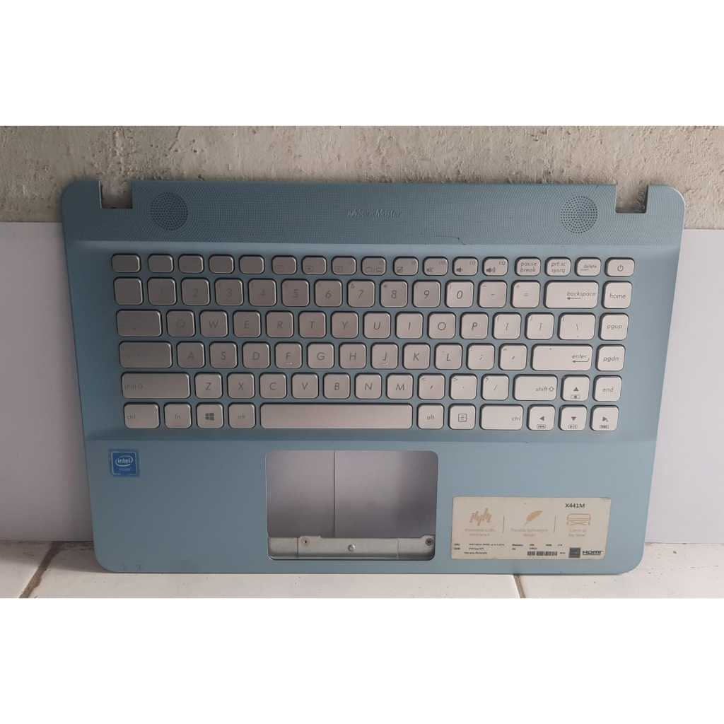 Jual FRAME KEYBOARD LAPTOP ASUS X441M (biru muda) | Shopee Indonesia