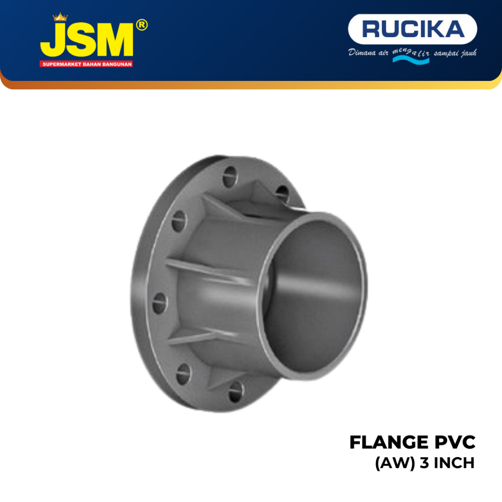 Jual RUCIKA FLANGE PVC 3 INCH (AW) - JSM Supermarket Bahan Bangunan ...