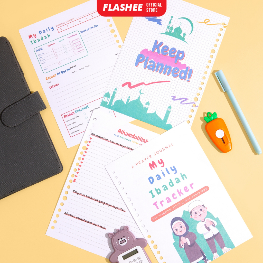 Jual Daily Ibadah Tracker Untuk Muslim Sholat Tracker Catatan Ibadah ...