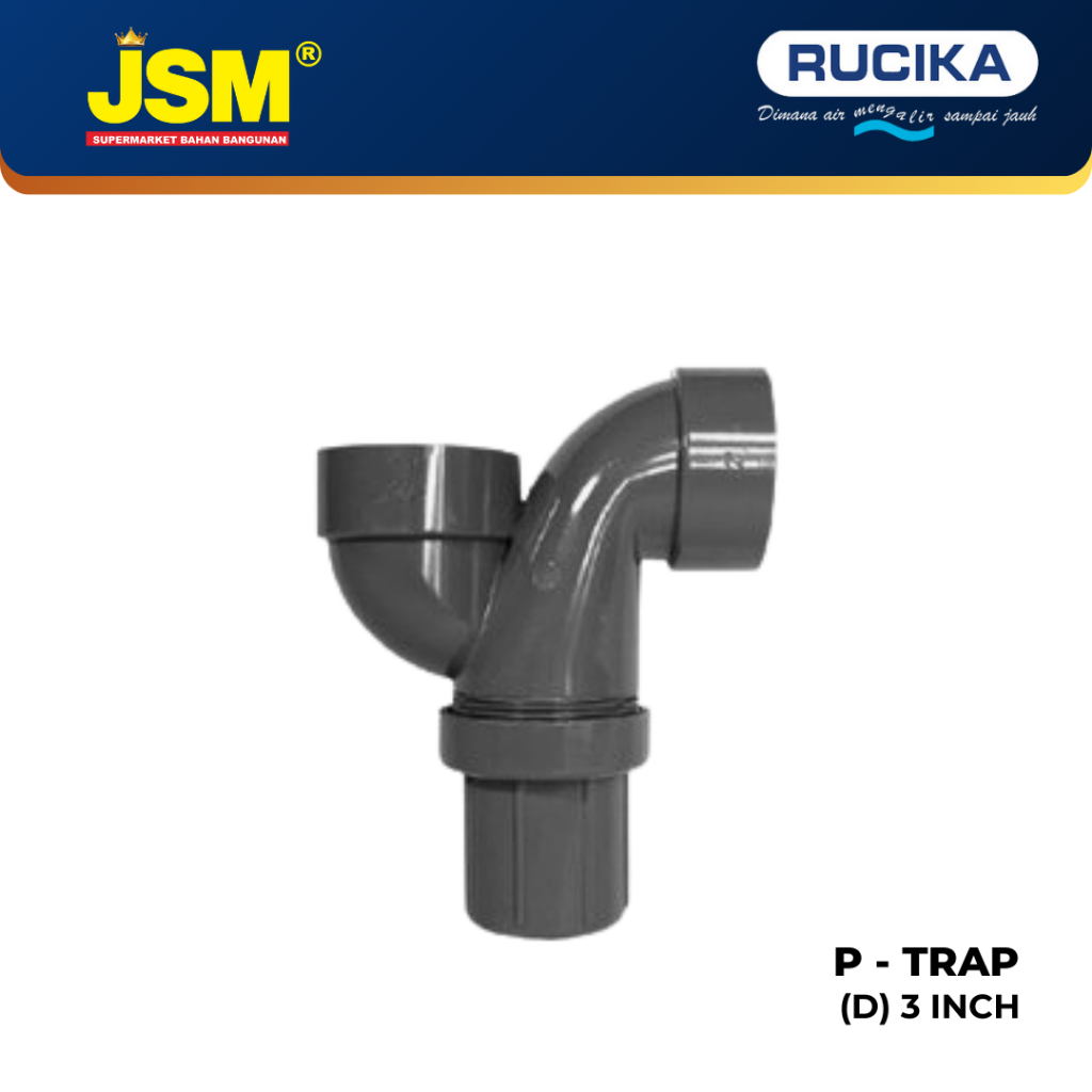Jual RUCIKA P TRAP 3 INCH (D) - JSM Supermarket Bahan Bangunan | Shopee ...