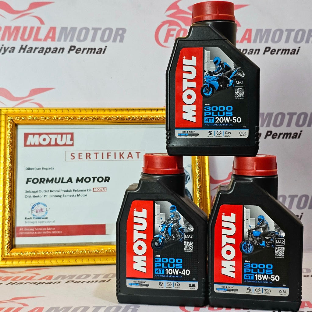 Jual Oli Motul 3000+ Plus 4T All Series (Mineral) Oli Mesin Premium ...