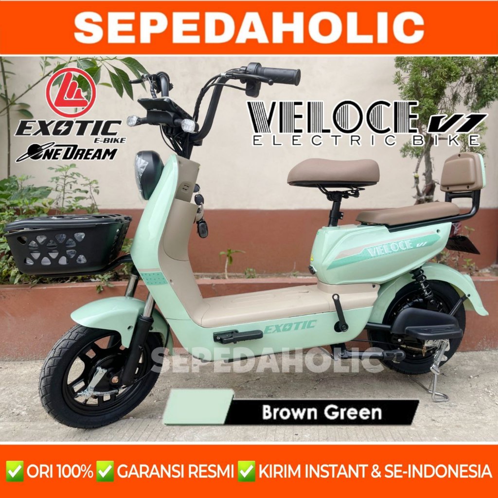 Jual Sepeda Listrik EXOTIC VELOCE V1 BY PACIFIC 500 Watt Electric Bike ...