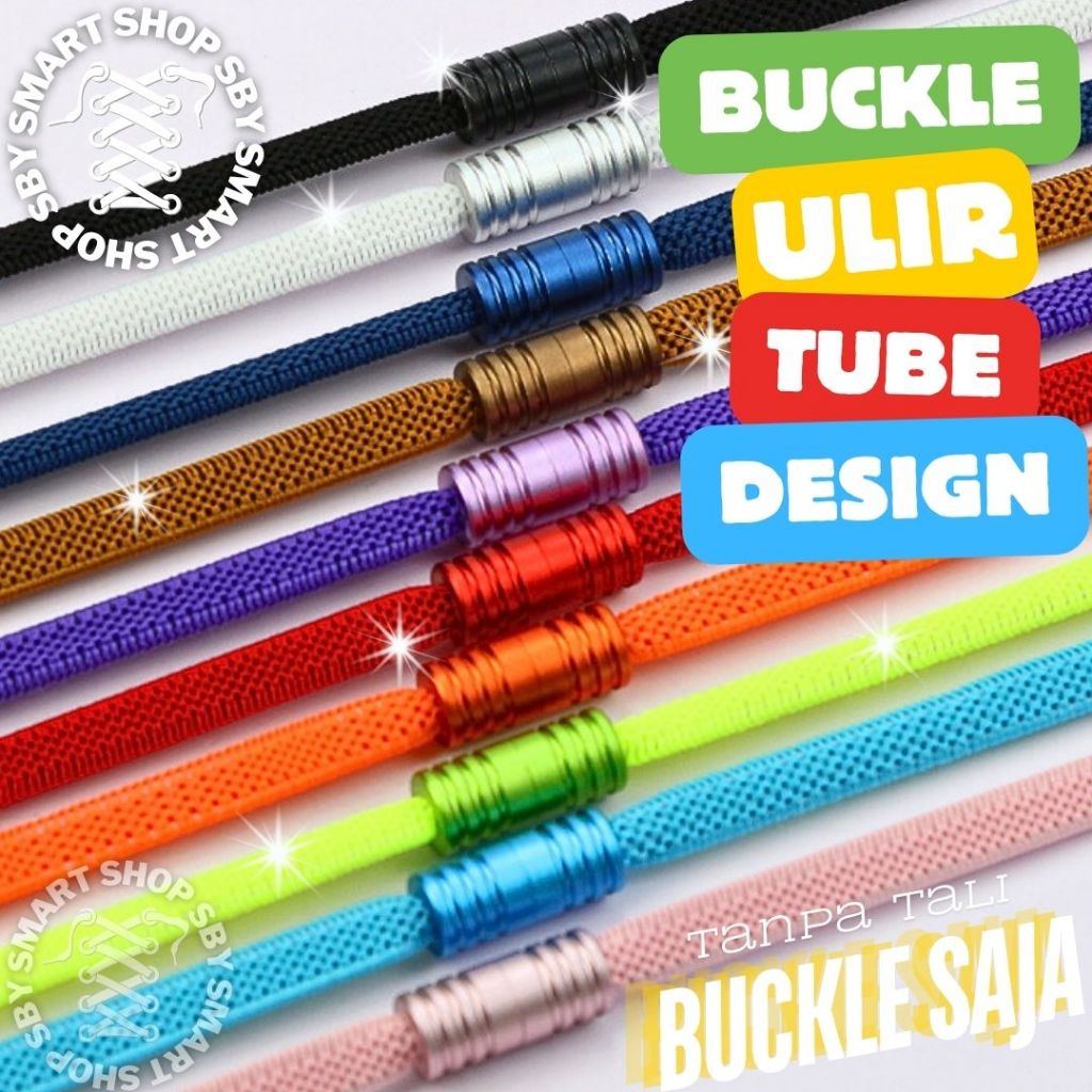 Jual (ULIR TUBE) Buckle Ulir Tube Metallic Capsule Swirl Metallic ...