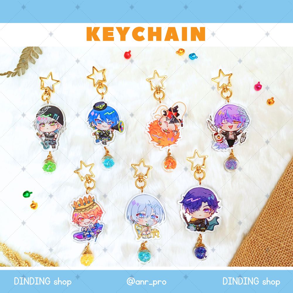 Jual Project Sekai acrylic keychain 6cm double acrylic FANMERCH ...