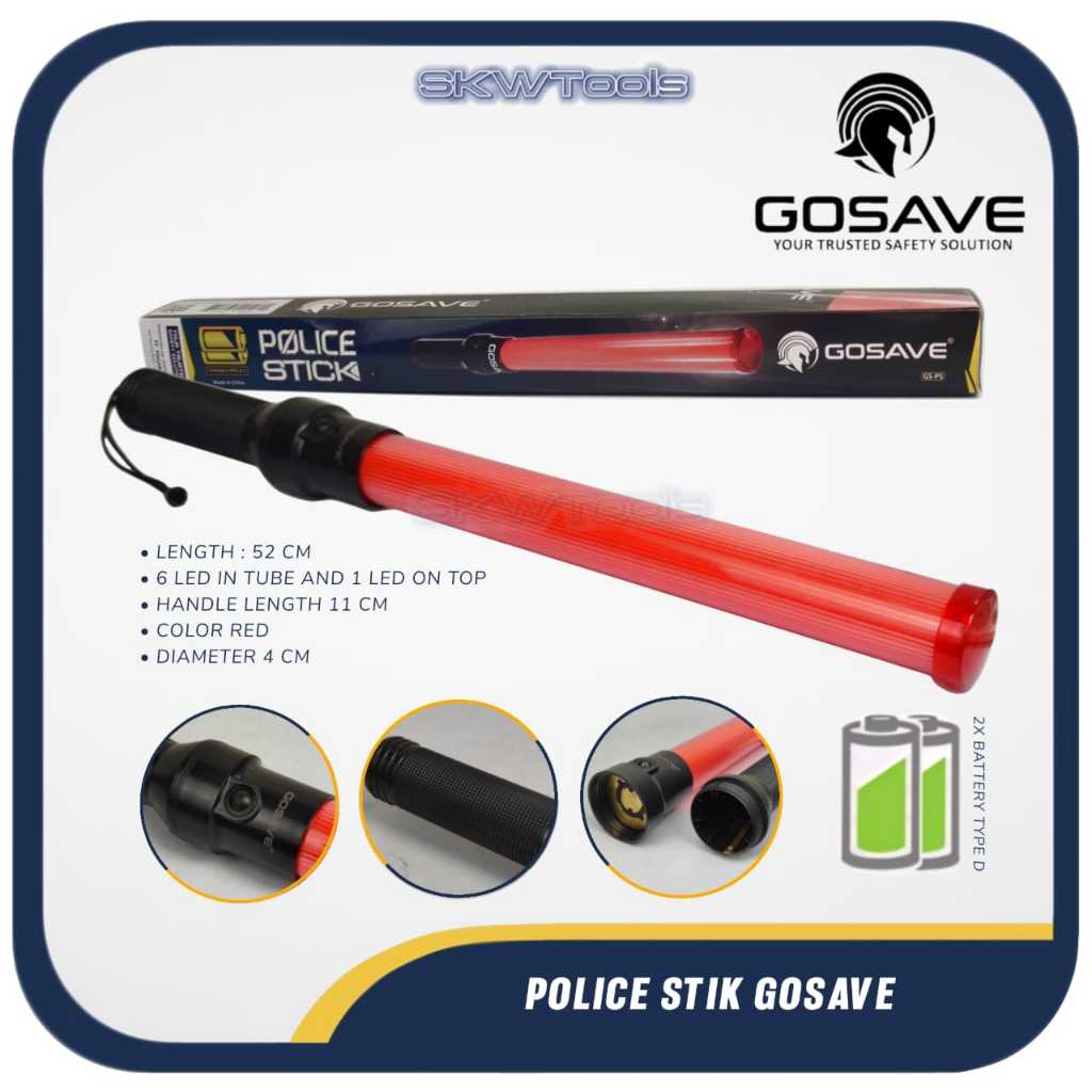 Jual Lampu Lalin Gosave 54cm - Senter Parkir - Traffic Light Ref Baton ...