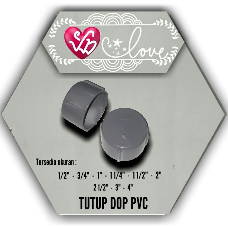 Jual Tutup Dop PVC 1 1/4" Tutup Polos | Shopee Indonesia