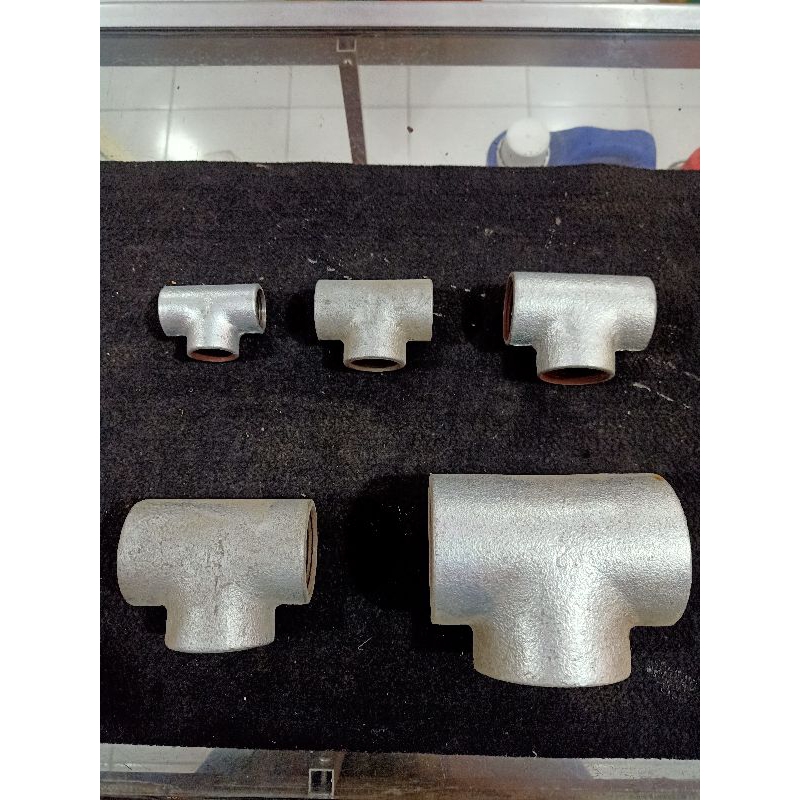 Jual Verlop tee besi 3/4" x 1" - galvanis | Shopee Indonesia