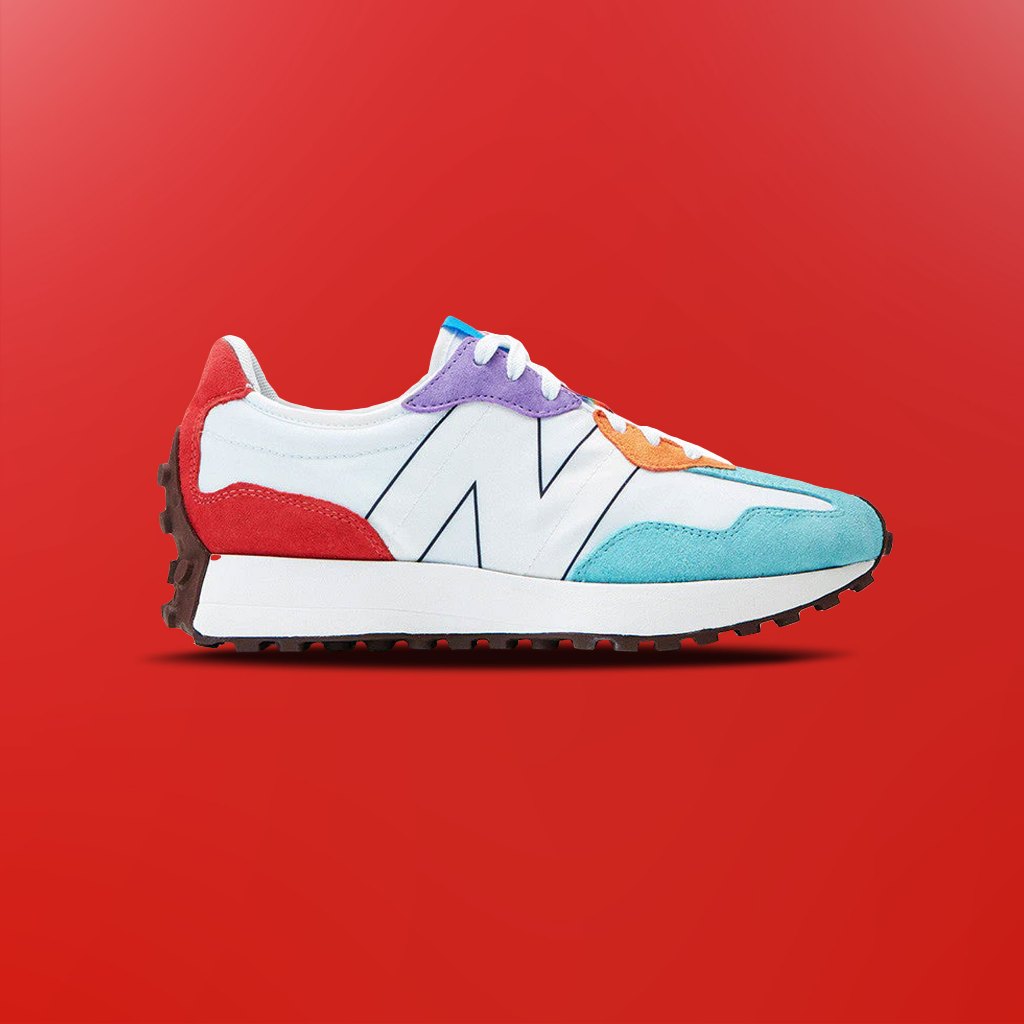 Jual Sneakers NB 327 Pride Collection Rainbow 100% Original | Shopee ...