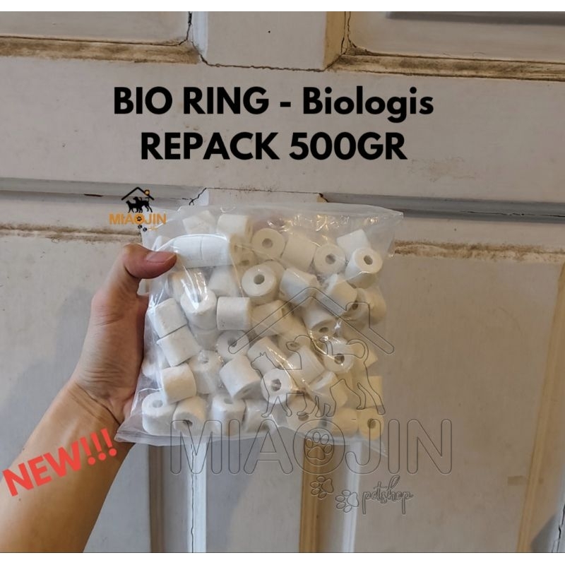 Jual BIO RING Rumah Bakteri / Media Filter Repack 500gr Akuarium Sumb ...