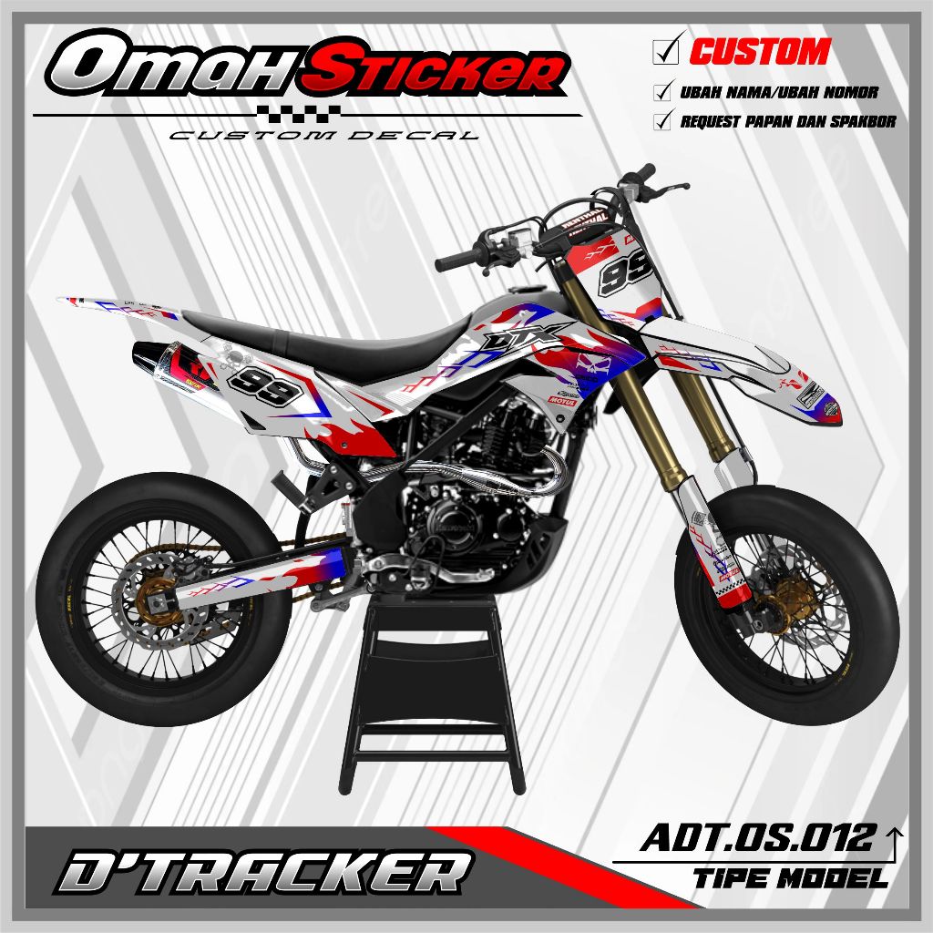 Jual Decal Kawasaki Dtracker Full Body, Stiker Dekal Dtracker Full Body ...