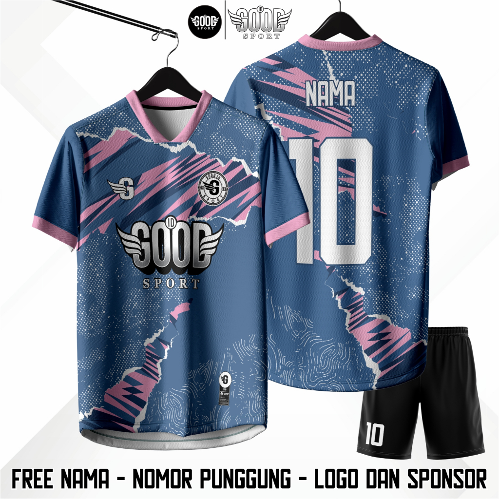 Jual JERSEY FUTSAL / SEPAKBOLA FREE CUSTOM NAMA NOMER PUNGGUNG LOGO ...