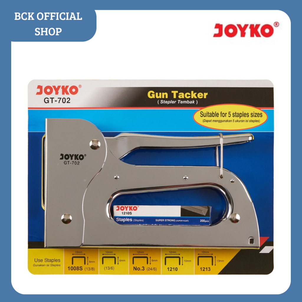 Jual Gun Tacker Stepler Tembak GT-702 Joyko (PCS) | Shopee Indonesia