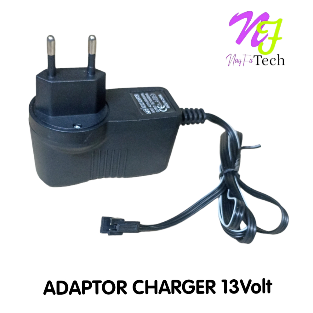 Jual Adaptor Charger / Casan / Alat Cas Baterai 12V Dan 13V SOKET HITAM 2 PIN | Shopee Indonesia