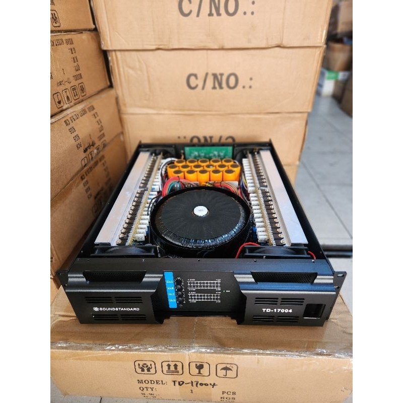 Jual POWER AMPLIFIER SOUNDSTANDARD TD17004 4CH 4X1700 WATT TD 17004 ...